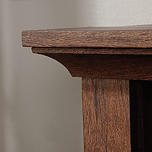 Sauder Miscellaneous Fireplace Credenza, L: 60.0" x W: 16.73" x H: 35.04", Vintage Oak Finish