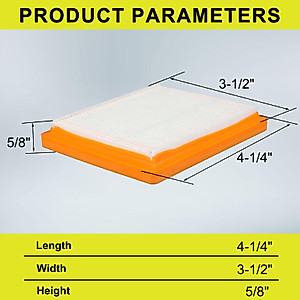 Butom XT675 Air Filter for Kohler 149CC XT650 6.5 6.75 20371 20370 Lawn Mower Parts Lawn Boy Husqvarna Poulan 14 083 15-S 14-083-15-S1 14 083 16-S 14 083 16-S1 (7 pack)