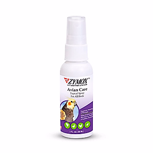 Zymox Avian Care Topical Spray for All Birds, 2 oz. – Soothes Irritated Skin & Supports Healthy Plumage for All Birds, Fowl & Poultry