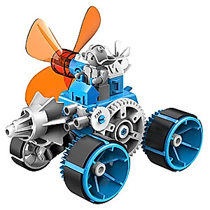 Thames & Kosmos WindBots 6-in-1 Engineering STEM Kit | Build 6 Wind-Powered Bots, No Batteries/Electricity Required | Explore Wind Technology, Gear Ratios & More | Full-Color Manual & Experiment Guide