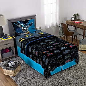 Franco Kids Bedding Super Soft Sheet Set, Twin, Batman