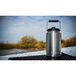 YETI Rambler Gallon Jug, Vacuum Insulated, Stainless Steel with MagCap, Stainless