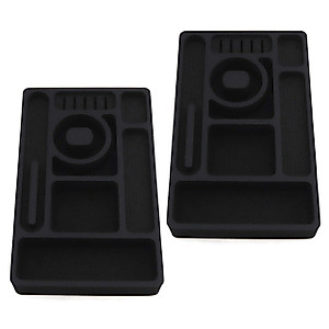 Polar Whale 2 Jewelry Drawer Organizers Tray Washable Waterproof Foam Insert for Home Bedroom Dresser Bathroom 10.1 x 16 Inches Necklaces Bracelets Ear Rings