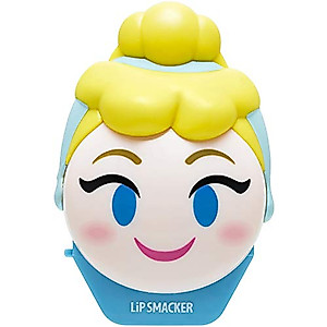 Lip Smacker Disney Cinderella Emoji Lip Balm Flavored, Bibbity Bobbity Berry, Clear, For Kids