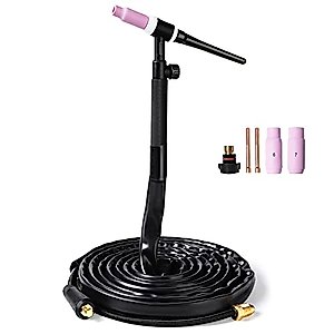 Welding Knight TIG Torch TIG17V Air-Cooled Argon 150A With 13FT Cable 10-25mm Plug Connector WP17V Lift TIG Torch