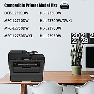 ALLU 1 Pack Black Compatible DR730 DR-730 Drum Unit Replacement for Brother DCP-L2550DW MFC-L2710DW L2750DW L2750DWXL Printer Drum.