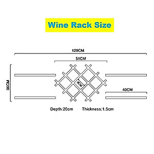 Gdrasuya10 Wall Mounted Wine Racks Shelves, Set of 5 Wine Storage Display Rack Wooden Wine Bottle Shelf Set with Glass Holder Multifunctional Rack (1 Wine Rack & 4 Shelves) Black