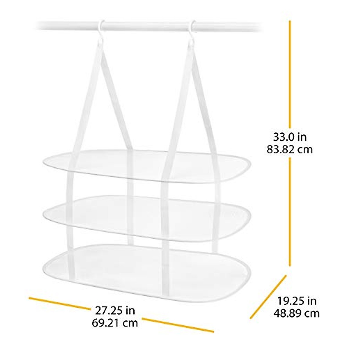 Whitmor 6506-9367-WHT Pop & Fold Clothes Dryer, White