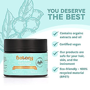 Botany Natural Hair Mask and Deep Conditioner for Colored & Straightened Hair