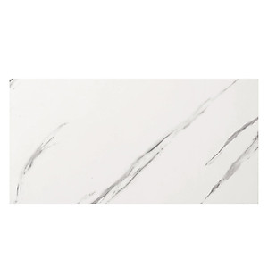 Haimin Wall Panels Peel and Stick 10 Pieces 23.6x11.8in (19.4 Sq. Ft. Coverage) Lightweight Backsplash Marble Look Tile (not Real Marble) Ideal for Kitchen Bathrooms Living Rooms Bedrooms (White-JSB)