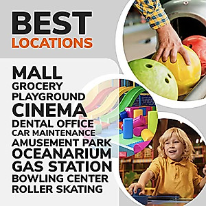 Vending Machine - Commercial Gumball and Candy Machine with Stand - Red Triple Vending Machine with Interchangeable Canisters - Coin Operated Candy Dispenser and Gumball Machine - Vending Dispenser