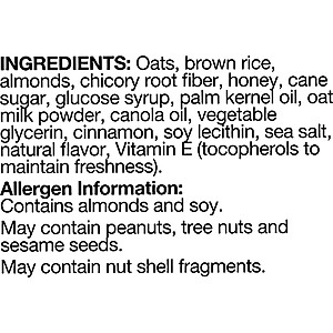 KIND Breakfast Cereal Bars, Gluten Free Snacks, Cinnamon with Almonds, 9.3oz Box (6 Bars)