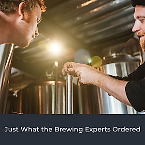 Chefast Triple-Scale Hydrometer Kit with Plastic Test Jar for Wine, Beer, Mead and Kombucha - Alcohol Tester, Hydrometer Alcohol, ABV, Brix and Gravity Tester - Home Brewing Supplies, 0-200 Proof