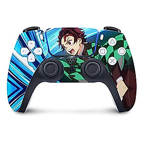 Stickers for PS5 Digital Version Anime Console and Controller Cover Vinyl Skins Wraps for Playstation 5