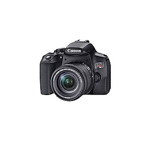 Canon EOS Rebel T8i EF-S 18-55mm is STM Lens Kit, Black (Renewed)