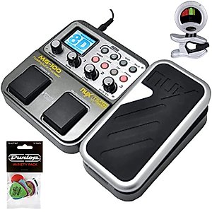 Briskdrop NUX MG 100 Multi Effects Pedal Processor Bundle with Snark Tuner and Dunlop Pick Pack mg100bundle 0