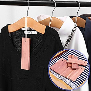 Brite Lightingtech Cedar Blocks for Clothes Storage, Red Cedar Planks and Cedar Cubes for Closets and Drawers Total 26PC