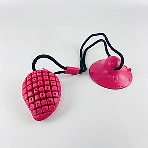 Bonear Pet toys, Dog Toy, Multifunction Pet Molar Bite Toy, Durable Pet Chew Bite Rope Toy, Dog Rubber Ball Toy with Suction Cup for Dental Care Teeth Cleaning Separation Anxiety