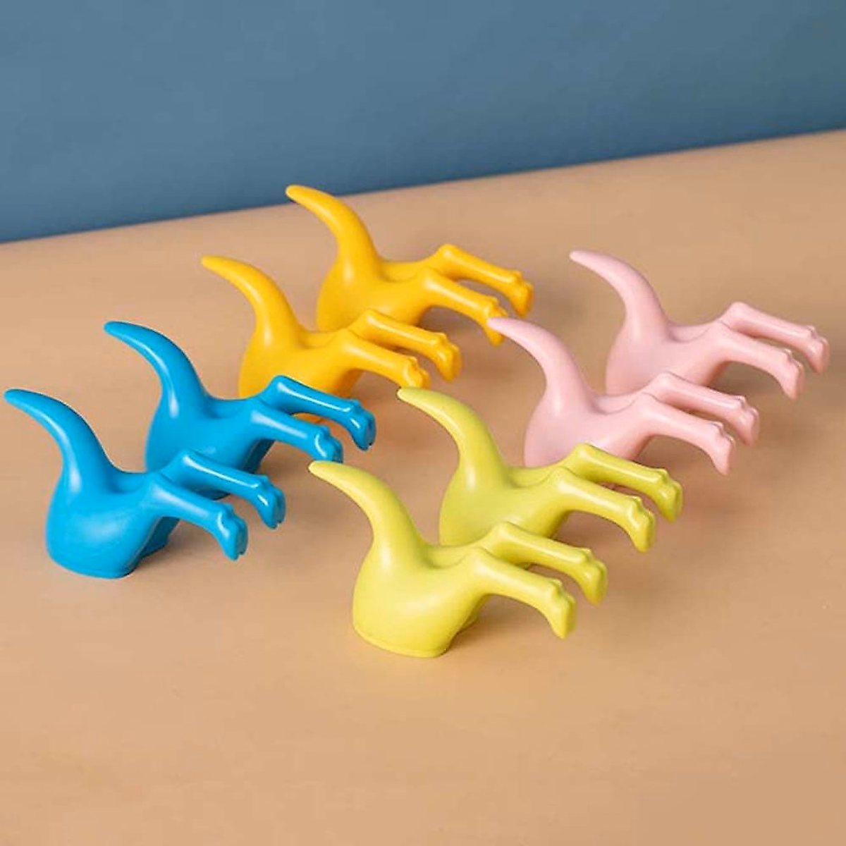 Dog Tail Hooks for Wall, Pet Leash Hanger Dog Butt Hook,Wall Mounted Coat Hat Key Hanger Home Office Decoration(Black)