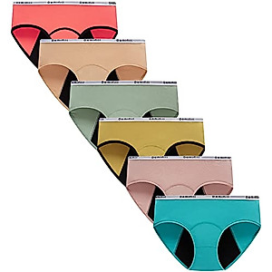 Demifill Teen Girls Period Panties Juniors First Period Starter Underwear Soft Briefs 16-18Years