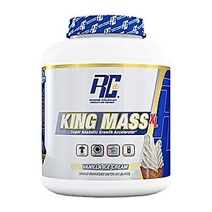 Ronnie Coleman Signature Series King Mass-XL Vanilla ice Cream Super anabolic Growth Accelerator 6 Pound, 6 Pound