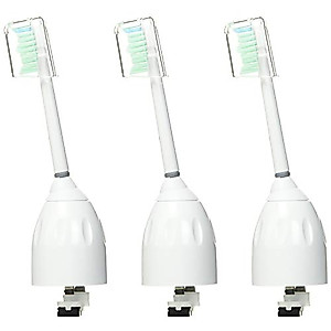Philips Sonicare Genuine E-Series Replacement Toothbrush Heads, 3 Brush Heads, White, HX7023/30