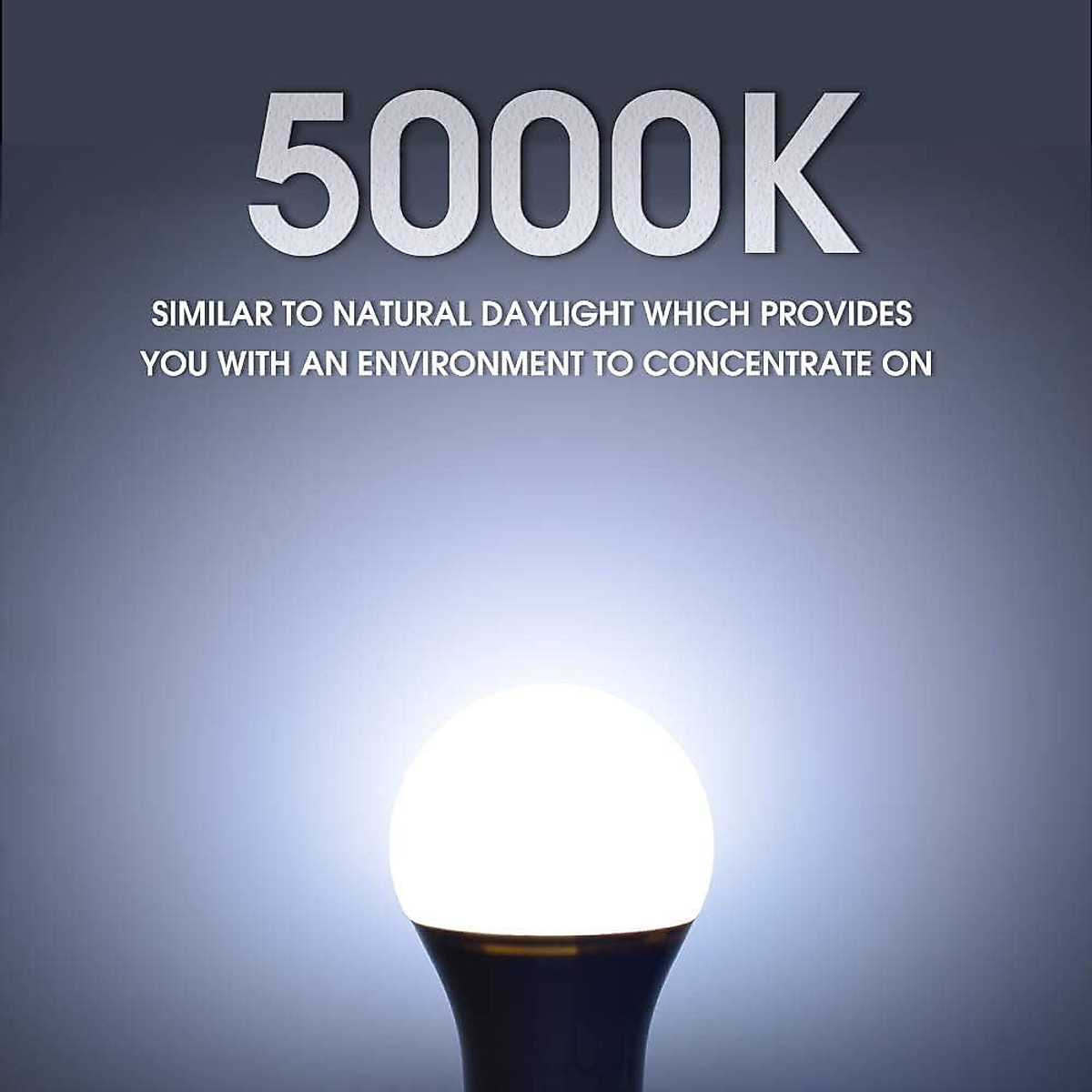 6 Pack Super Bright Light Bulb 150 Watt Equivalent A21 LED Light Bulb, Daylight 5000K, 2600 High Lumens LED Bulb, E26 Base, Non-Dimmable, UL Listed