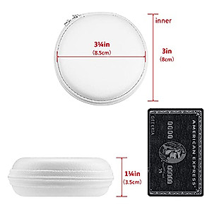 Geekria Shield Case Compatible with JayBird, Bose SoundSport, Jabra Sport, Powerbeat, Headphones, Replacement Protective Hard Shell Travel Carrying Bag with Cable Storage (White)