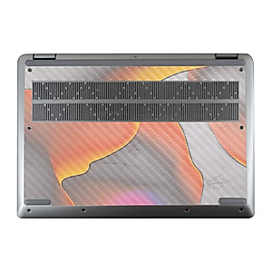 MightySkins Carbon Fiber Skin Compatible with Lenovo IdeaPad Flex 5 14" (2022) Full Wrap Kit - Marble Magma | Protective, Durable Textured Carbon Fiber Finish | Easy to Apply | Made in The USA