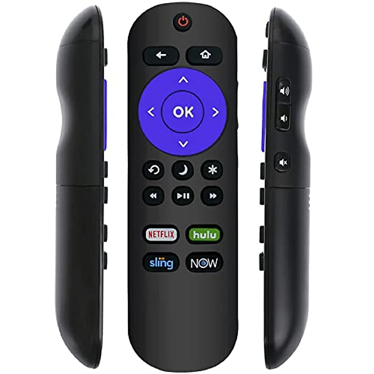 Universal Remote Control Compatible with All Hisense-Roku TV & Sharp-Roku TV Remote, No Setup Required