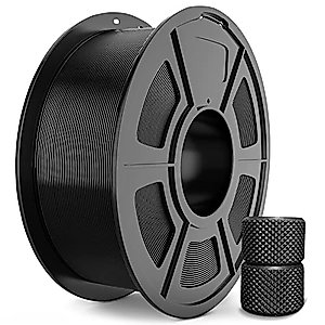 SUNLU ABS Filament 1.75mm, Highly Resistant Durable 3D Printer Filament, Dimensional Accuracy +/- 0.02mm, 1kg Spool(2.2lbs), 395 Meters, Strong ABS Consumables, Black