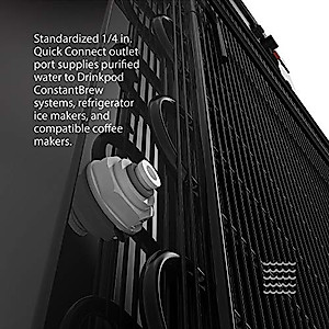 Bottleless Water Cooler Hot and Cold Water Dispenser for Offices & Homes (Black)