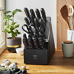 HENCKELS Definition Knife Block Set, 20-pc, Black