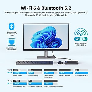 MeLE Mini PC Windows 11 Pro 16GB Ram 512GB N5095 Micro PC Overclock3C 2X HDMI 4K USB-C Triple Display 2.4G/5G WiFi6 BT5.2 GbE Support Linux Small Desktop Computer on IoT MES WMS NAS Astrophotography