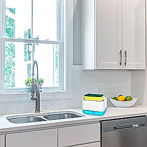 Adadmei Soap Pump Dispenser, Upgraded Cleaning Artifact, Countertop Dish Soap Dispenser for Kitchen, Sink Dish Washing Soap Dispenser