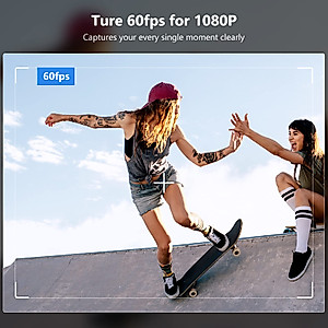 NexiGo N940E (Gen 3) 60FPS Zoomable 1080P Webcam with Remote Control, Magnetic Privacy Cover, Adjustable Brightness, Noise Reduction Mics, for Zoom Skype Teams, White