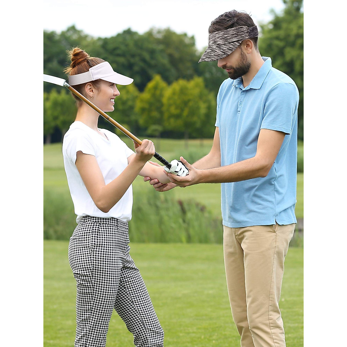 3 Pieces Sports Visor Hats Visor Women Sun Visors Hat for Women Lightweight Quick Dry Hat Elastic Visor Cap Golf Tennis Visor Hat