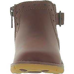 Stride Rite Girls SRT Agnes Fashion Boot, Chocolate, 6 Toddler