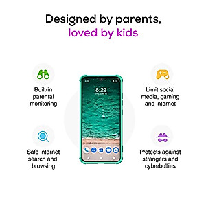 Teracube Thrive 64 GB Smartphone for Kids & Teens - Parental Controls, Healthy Time Limits, GPS Tracking, Talk/Text, Spam Blocker, Powered by T-Mobile (Activation Required)