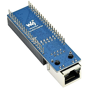 waveshare Ethernet to UART Converter for Raspberry Pi Pico, 10/100M Ethernet Full-Duplex/Half-Duplex KEEPALIVE Mechanism Support 2-CH Ethernet to UART Data Transparent Transmission
