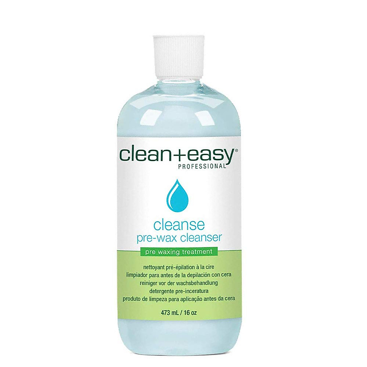Clean + Easy Cleanse Pre Wax Cleanser & Soothe Aloe Vera Gel Post Waxing Treatment, 16 oz each