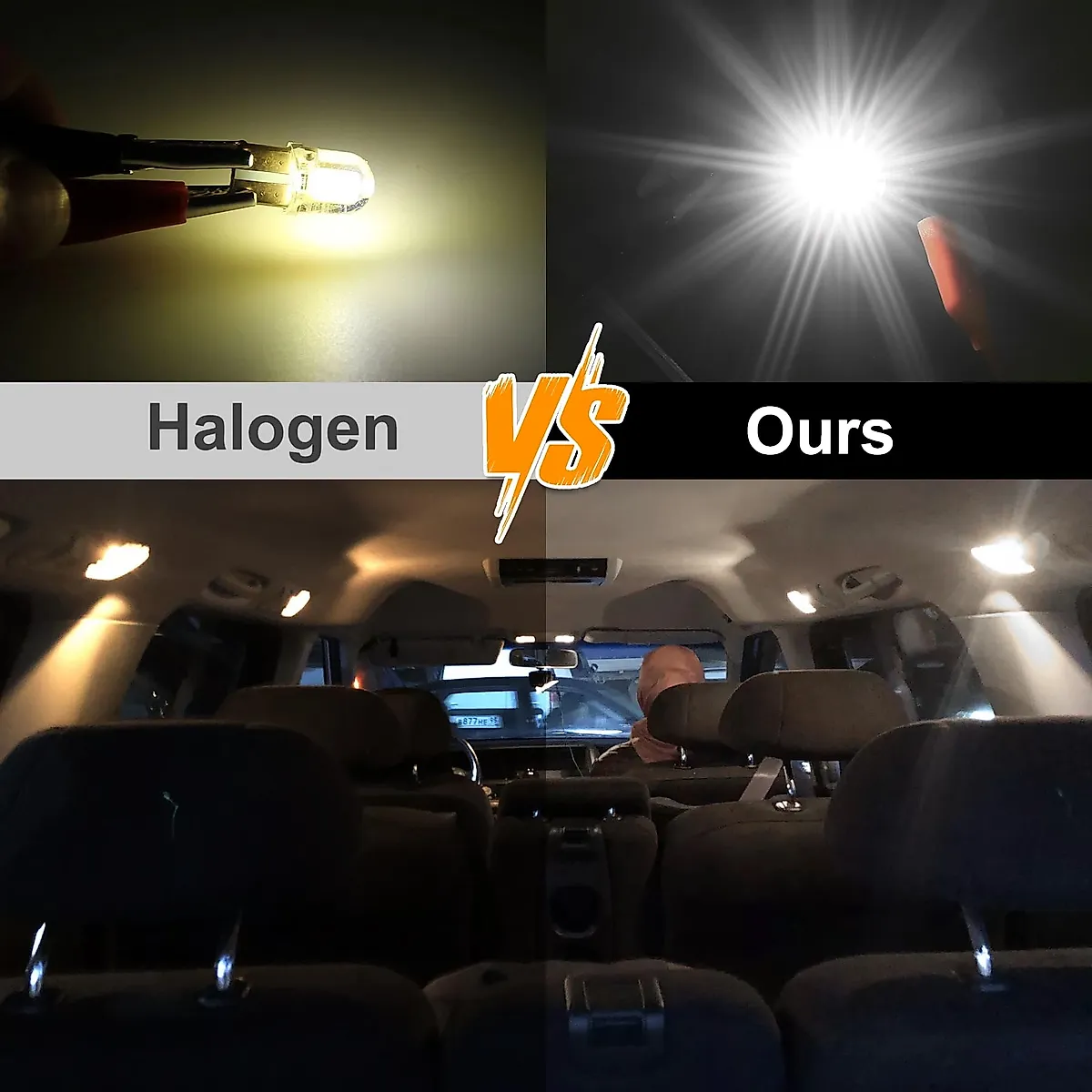 iBrightstar 31mm DE3175 DE3021 194 168 T10 LED Bulbs 3030 Chipset Error Free for Car Truck Interiors Dome Map Door Courtesy License Plate Lights pack of 10, Xenon White