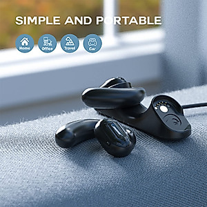 TUSITA Magnetic Charger Charging Base Compatible with Bose Sport Open Earbuds - 1M