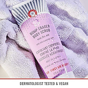 First Aid Beauty Bundle: KP Bump Eraser Body Scrub with 10% AHA and Ultra Repair Cream Intense Hydration Moisturizer