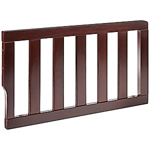 Dream On Me Universal Convertible Crib Toddler Guard Rail in Espresso, Converts Cribs to Toddler Beds, Safety Guard Rail for Toddlers, Made of Solid Wood