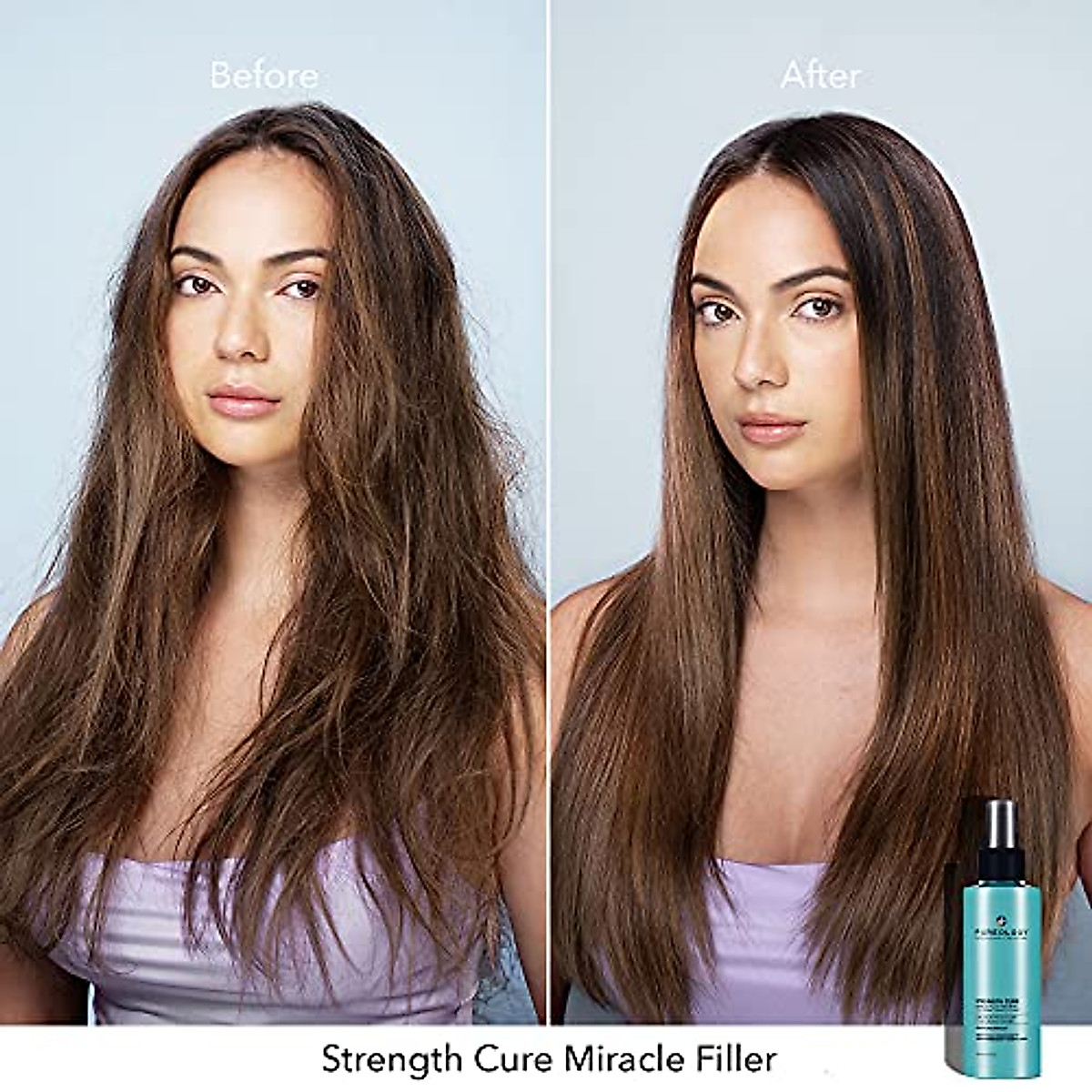 Pureology Strength Cure Miracle Filler | For Damaged, Color-Treated Hair | Repairing Heat Protectant Spray | Sulfate-Free | Vegan | Updated Packaging | 5.1 Fl. Oz. |