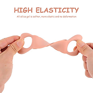 Kisangel Silicone Baby Bottle Handles Universal Silicone Milk Bottle Carry Handles Soft Portable Bottle Holder for Infant Newborn Toddler