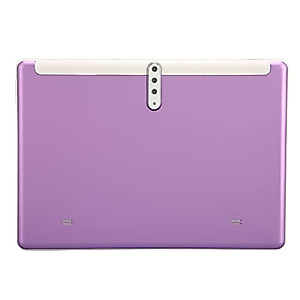 Naroote 10.1 Inch Tablet, Front 500w Rear 1300w 10 Core Purple Tablet PC 8800mAh for Android 11.0 for Reading (US Plug)
