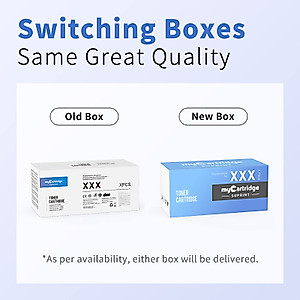 MYCARTRIDGE SUPRINT 414A with Chip Compatible Toner Cartridge Replacement for HP 414A W2020A 414X use with Color Laserjet Pro MFP M479fdn M454dw M454dn M479fdw M454 Printer 4 Pack W2020A Toner