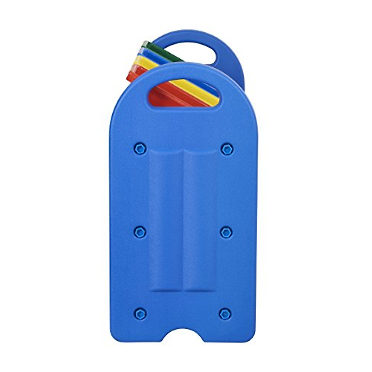 ECR4Kids 3-Tier Toy Storage Organizer with Bins, Blue with 12 Assorted-Color Bins, GREENGUARD Gold Certified Toy Organizer and Storage for Kids’ Toys, Kids’ Toy Storage (ELR-0216)